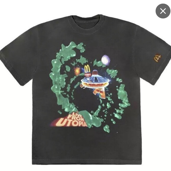 Travis Scott | Shirts | Nwt Travis Scott X Mcdonals Fly Thru Xl | Poshmark